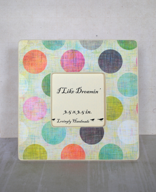 Colored Dots Picture Frame on Luulla