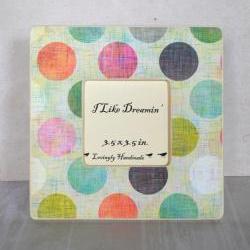 Colored Dots Picture Frame on Luulla