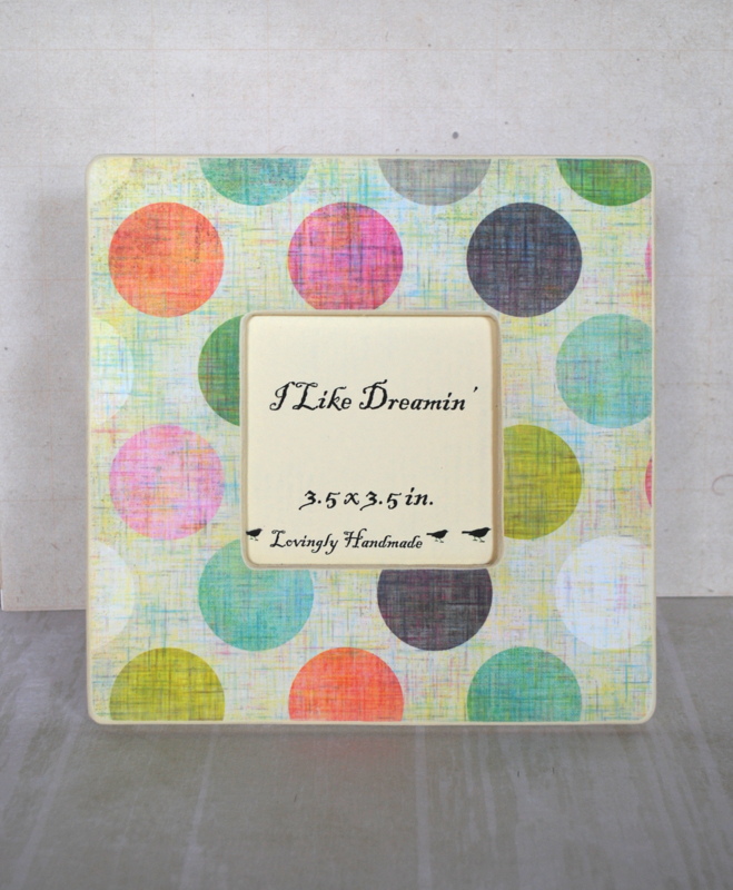 Colored Dots Picture Frame on Luulla
