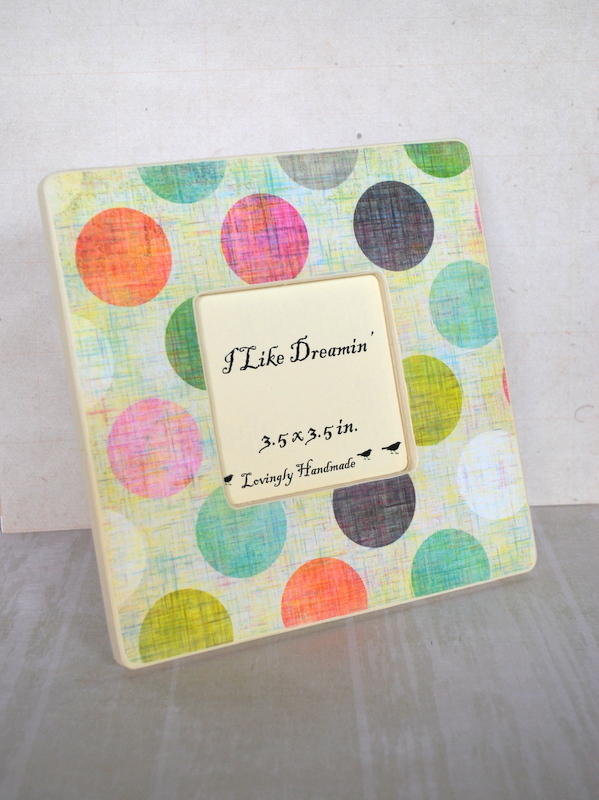 Colored Dots Picture Frame on Luulla